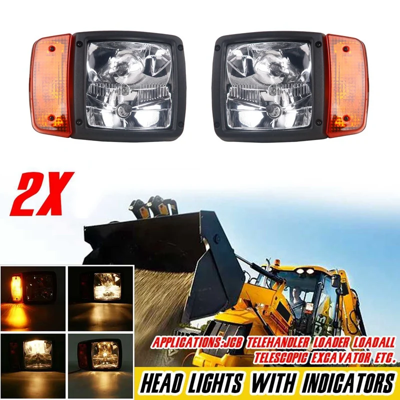 Tractor-Trailer-LED-Headlights-24V-Turn-Signal-Indicator-Lamp-Work ...