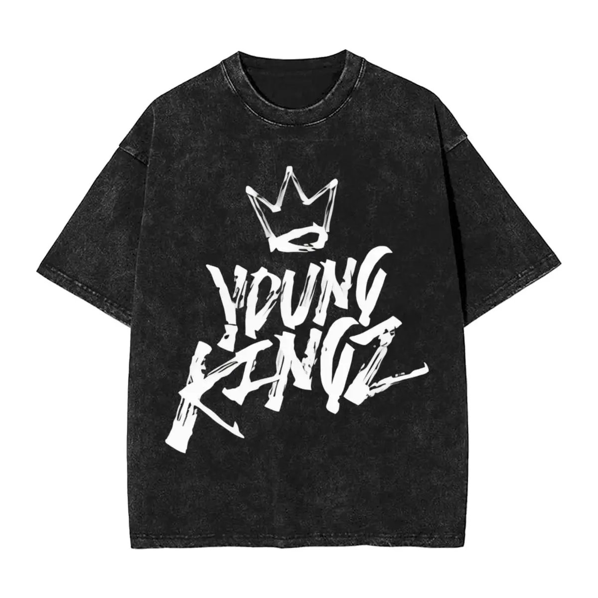 Myke-Towers-2024-Tour-Washed-T-Shirts-Harajuku-Y0ung-Kingz-Summer-Tee ...