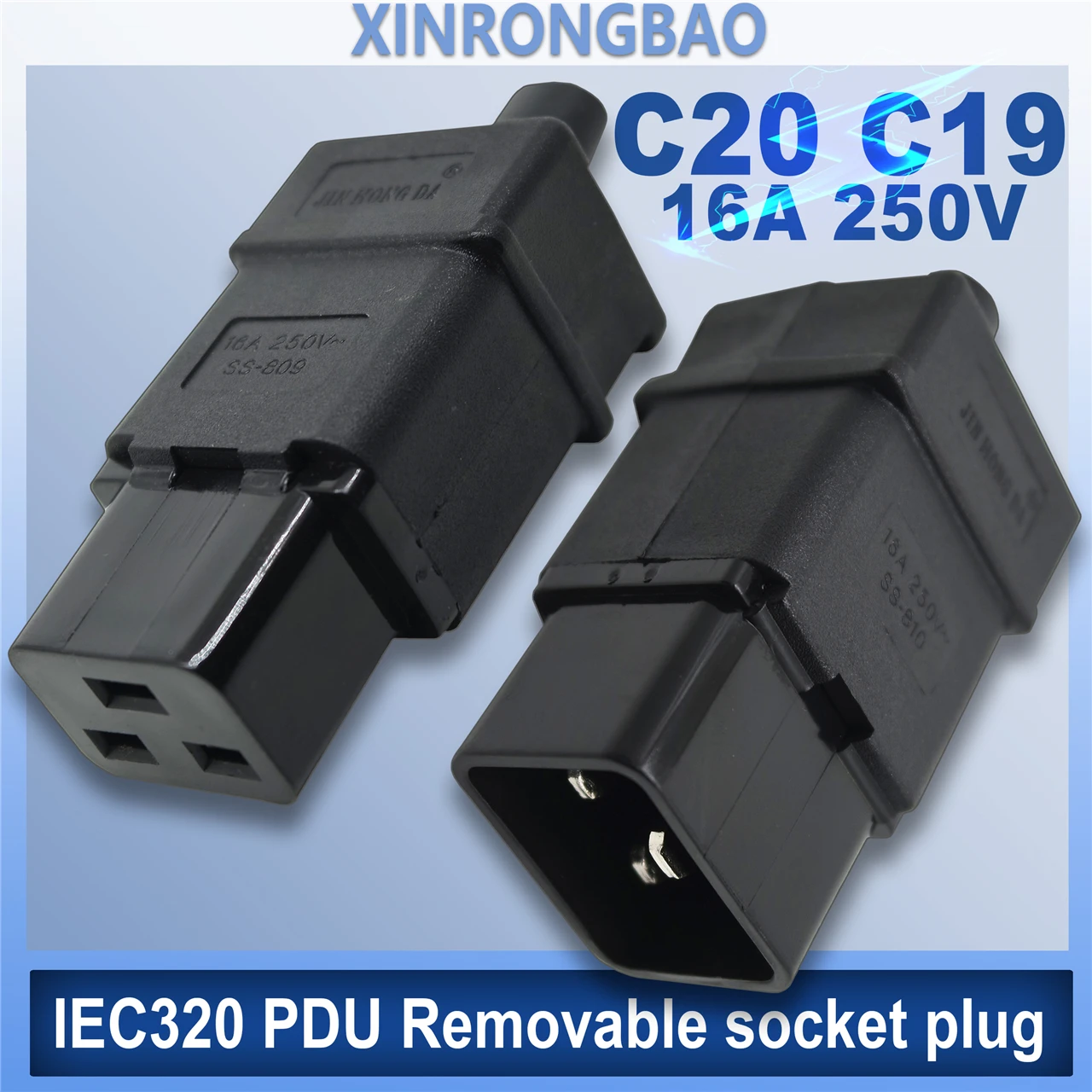 Universal-250V-16A-AC-Standard-IEC320-C20-C19-AC-Electrical-Power-Cable ...