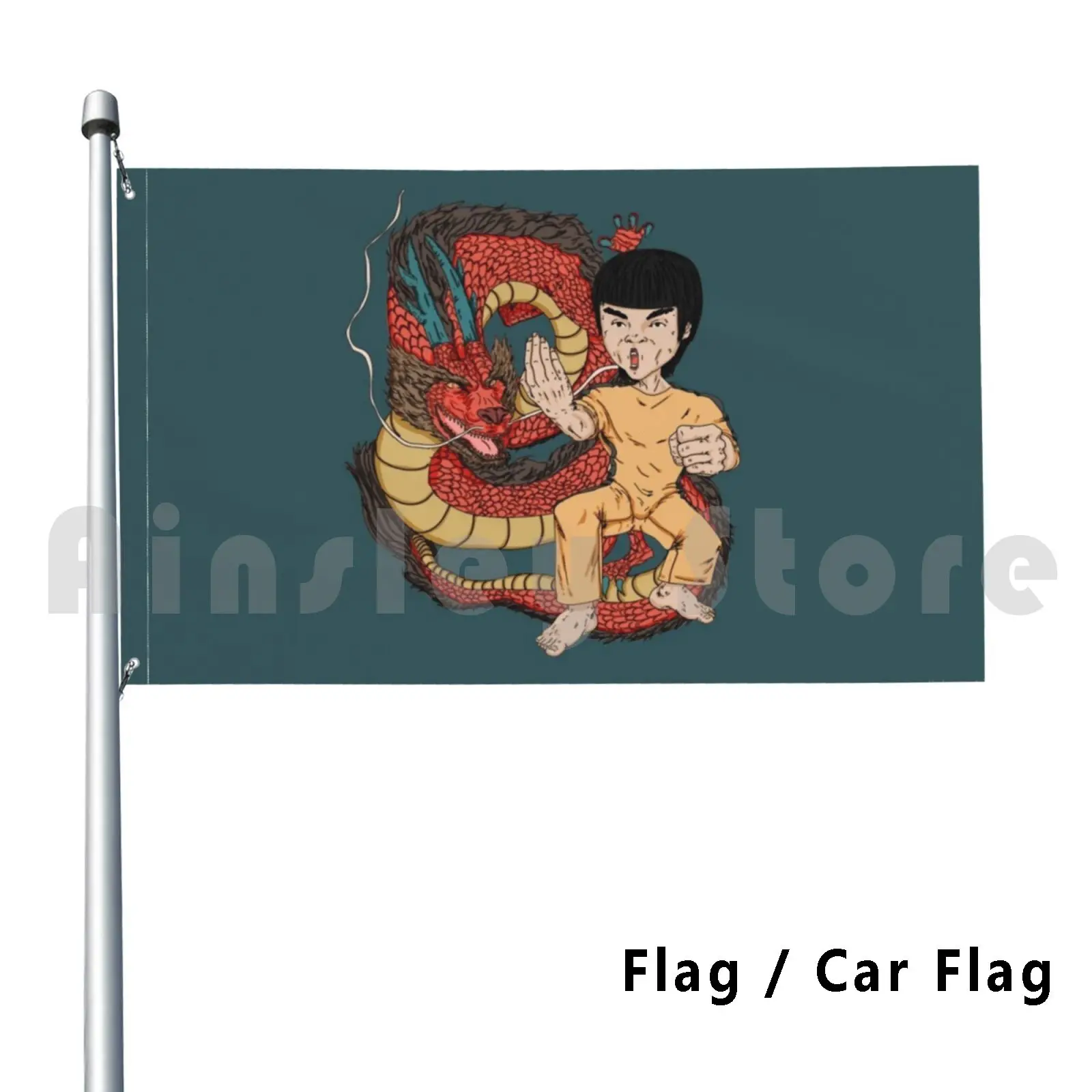 Dragon Flag Bruce Lee