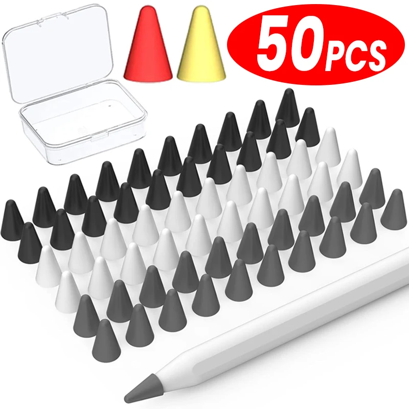 Silicone Touch Pen Nib Case Tip Cover Replacement Pen Nib For Apple ...