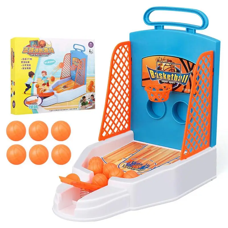 Mini-Basketball-Hoop-Toy-Tabletop-Game-Basketball-Playing-Toy-With ...