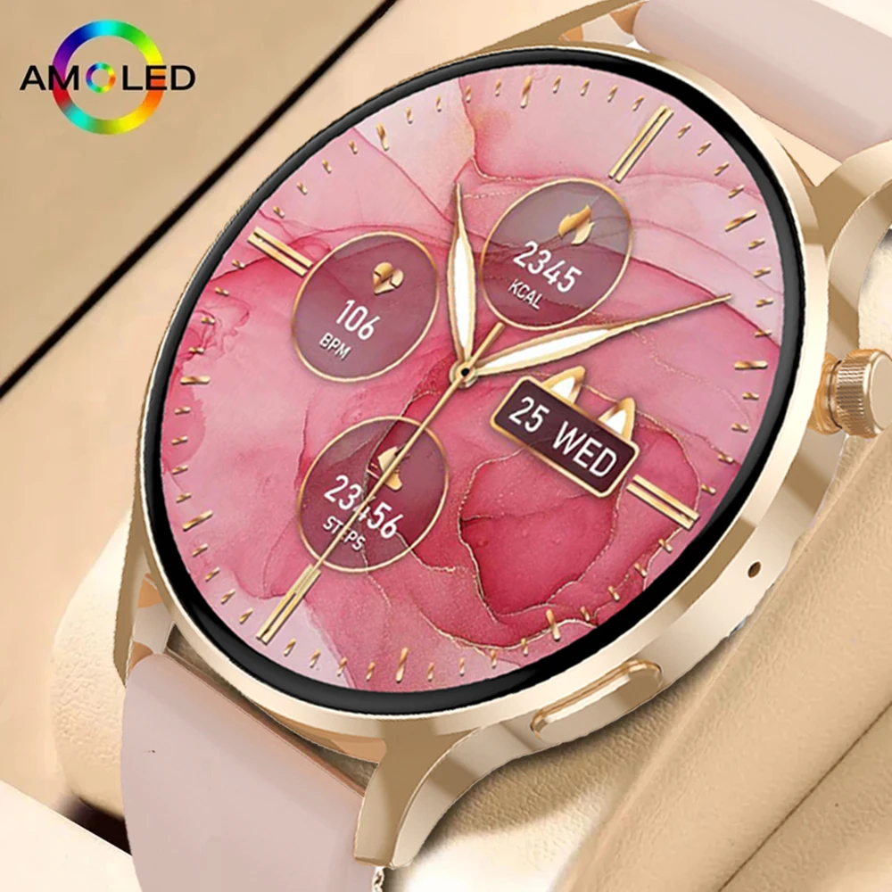 SmartWatch-Bluetooth-Call-AMLOED-HD-Screen-NFC-Alipay-Voice-Assistants ...