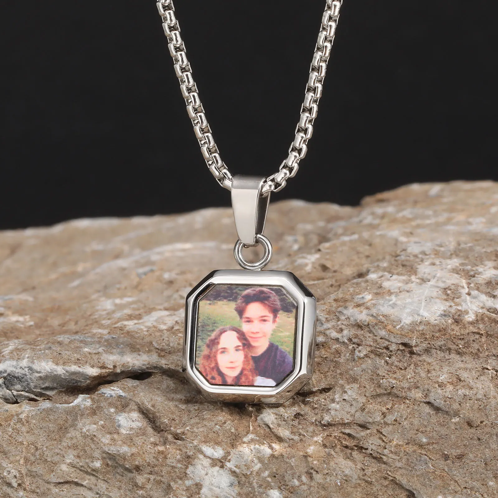 Custom Heat Photo Magic Necklace With Hidden Picture Heat Activated ...
