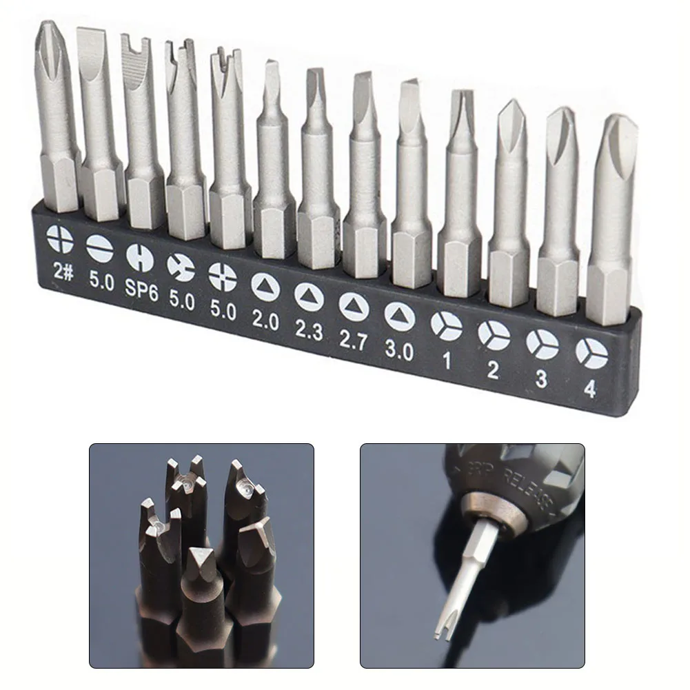 13Pcs-Screwdriver-Bits-Special-Shaped-Screwdriver-Set-PH2-U-Y-Shape ...