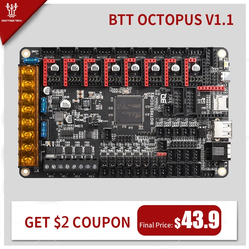 BIGTREETECH Octopus V1.1 3D Printer MotherBoard 32bit TMC2209 Run ...