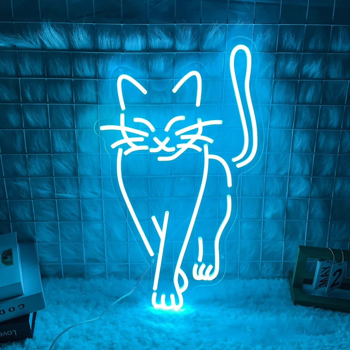 Walking-Cat-Neon-Sign-Cat-Led-Neon-Sign-Bedroom-Decor-Cat-Lover-Gifts ...