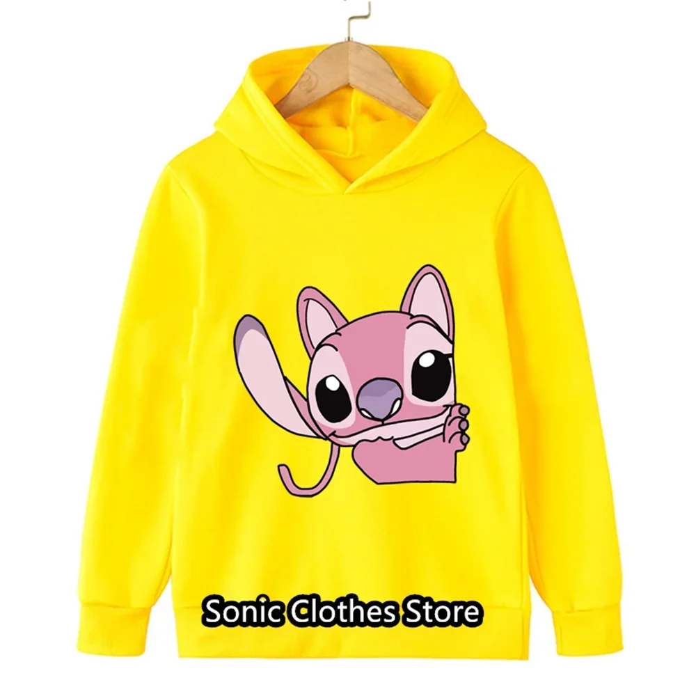 Sudadera con capucha de Disney Stitch para niñas y niños, ropa de ...