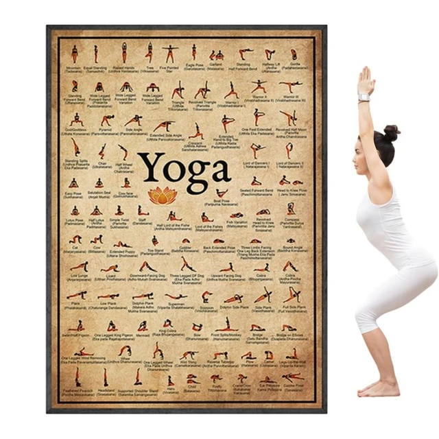 Yoga Poses For Beginners At Home Chart