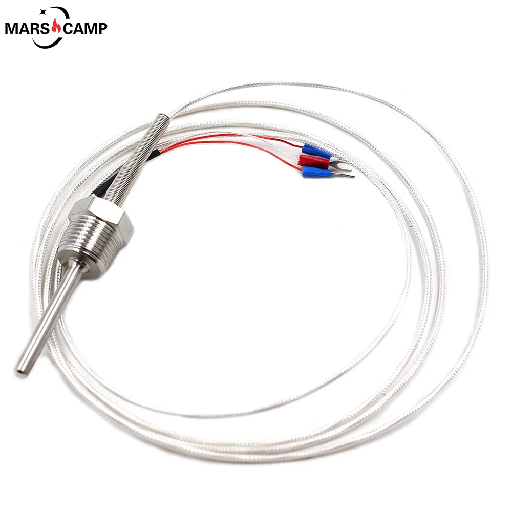 RTD Pt100 Ohm Sensor Temperature Control Thermocouple Probe,1/2 ...
