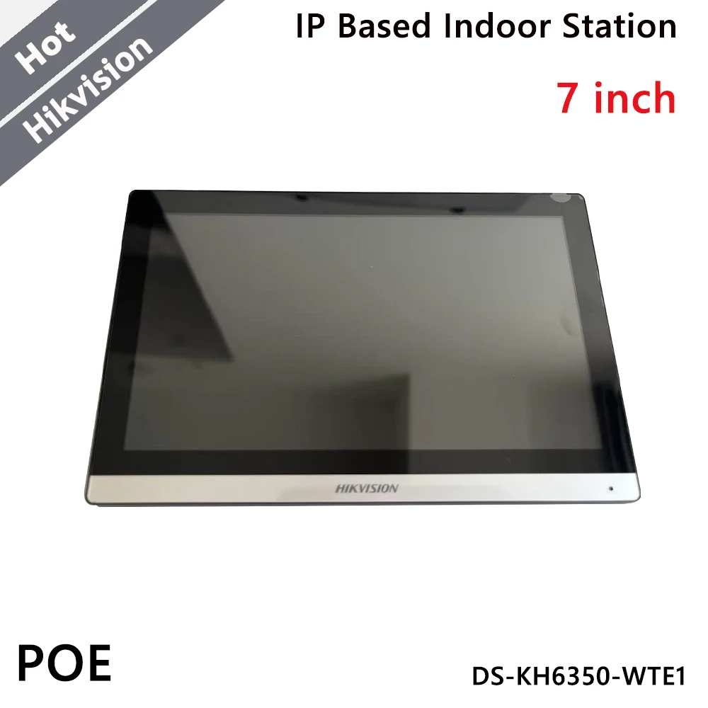 Hikvision IP Based Indoor Station 7 inch Colorful Touch Screen Standard ...