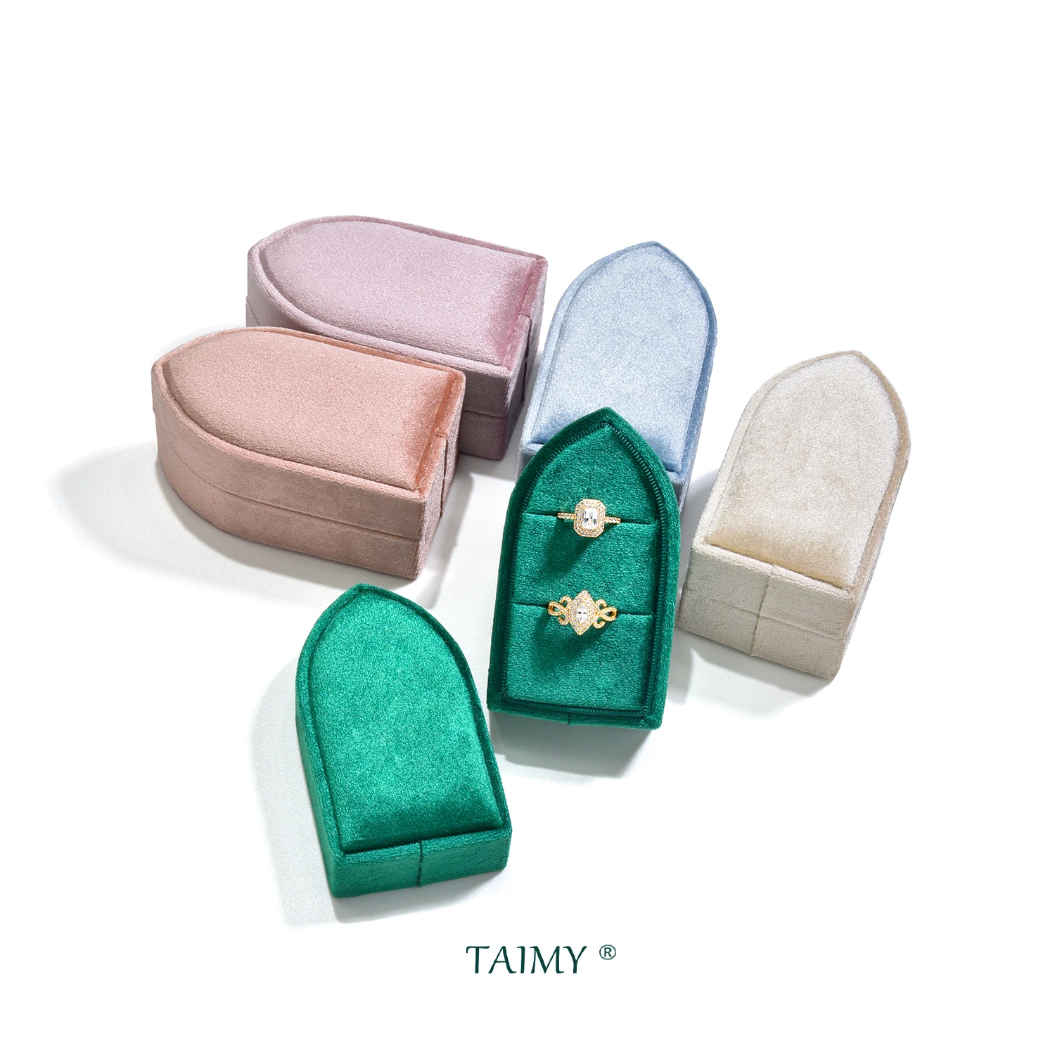 TAIMY-Wholesale-Retro-Velvet-Jewelry-Box-Bullet-Shape-Portable-Double ...