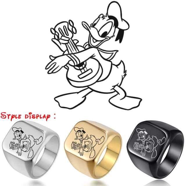 Mickey Mouse Octagonal Ring For Men By CRISLU ShopDisney, 57% OFF