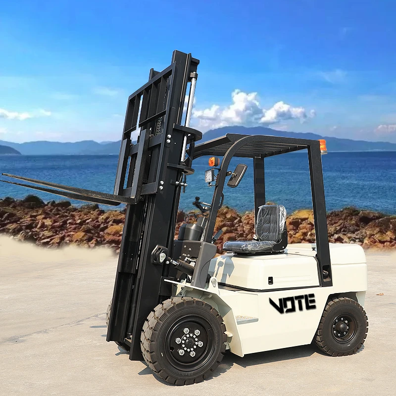 Mini Forklift Truck Diesel Stacker Forklift Rough Terrain Forklift All ...