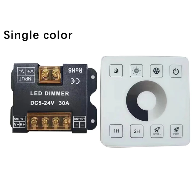 86Touch Panel Remote Control Single Color/CCT/RGB/RGBWW/RGBWC(RGB+CCT ...