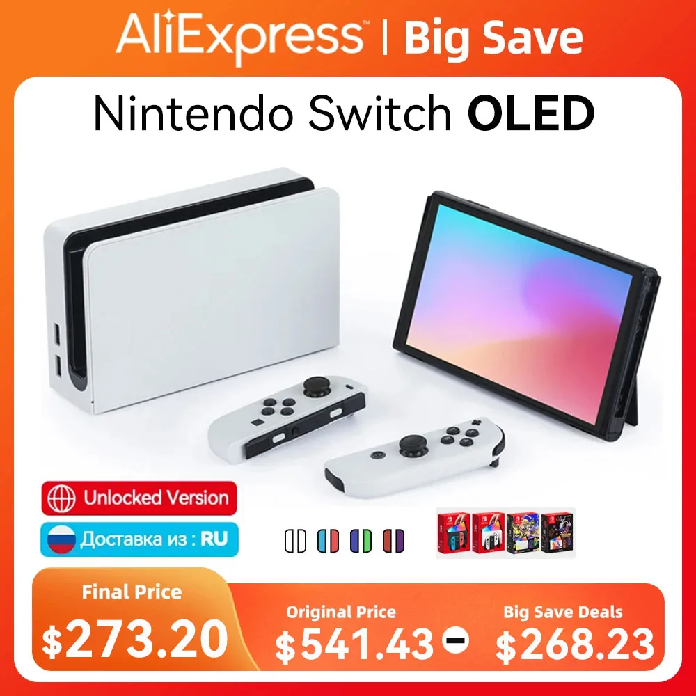 Console-de-jeu-vid-o-OLED-Nintendo-Switch-avec-Joy-Con-cran-OLED-7 ...