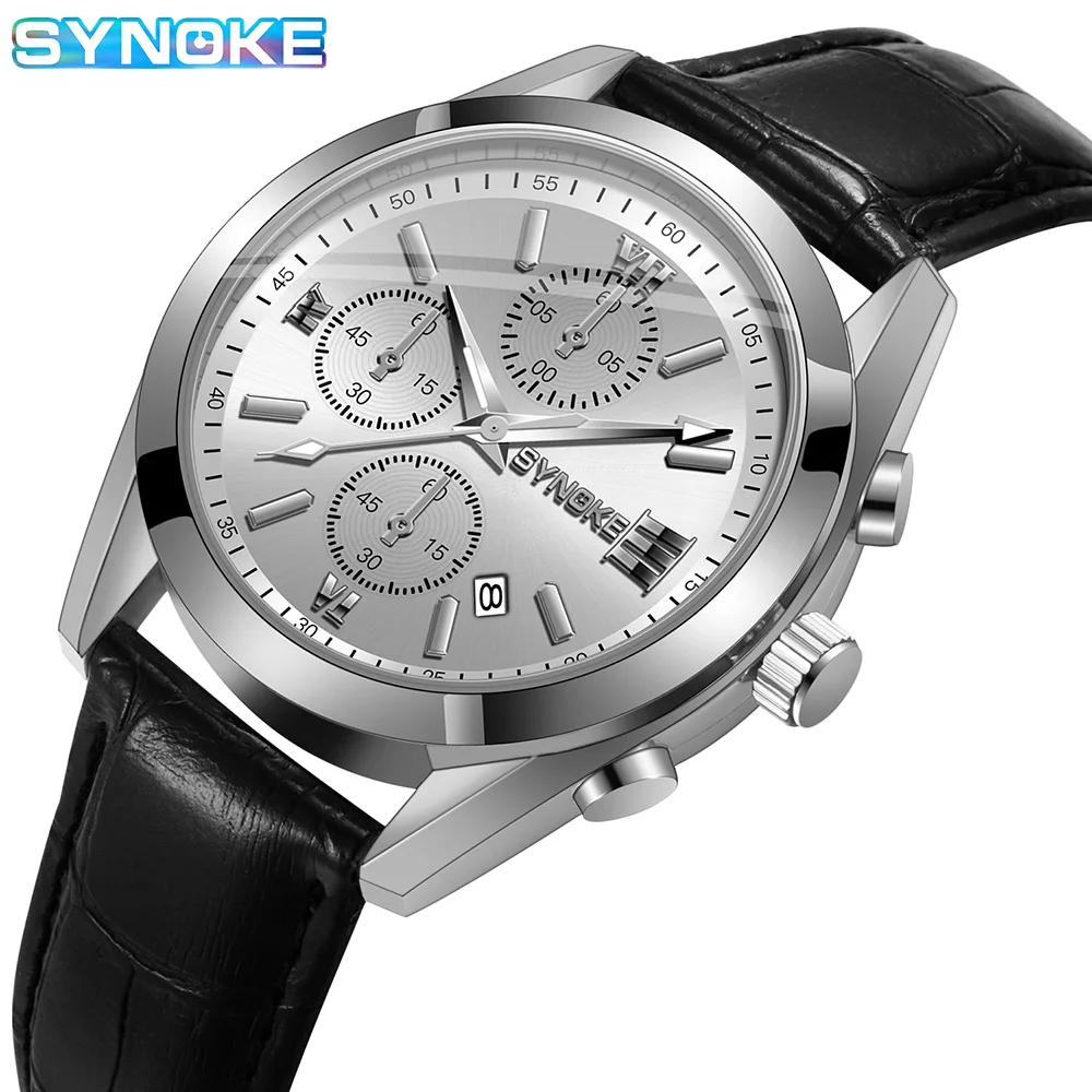 Watch-For-Men-Alloy-Case-Leather-Strap-Luminous-Quartz-Wristwatch-SYNOKE-6152-Analog-Dial ...