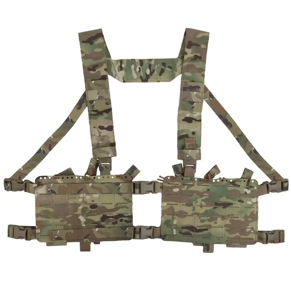 Tactical-Chest-Rig-Laser-Cut-Molle-System-Military-Hunting-Vest-Split ...