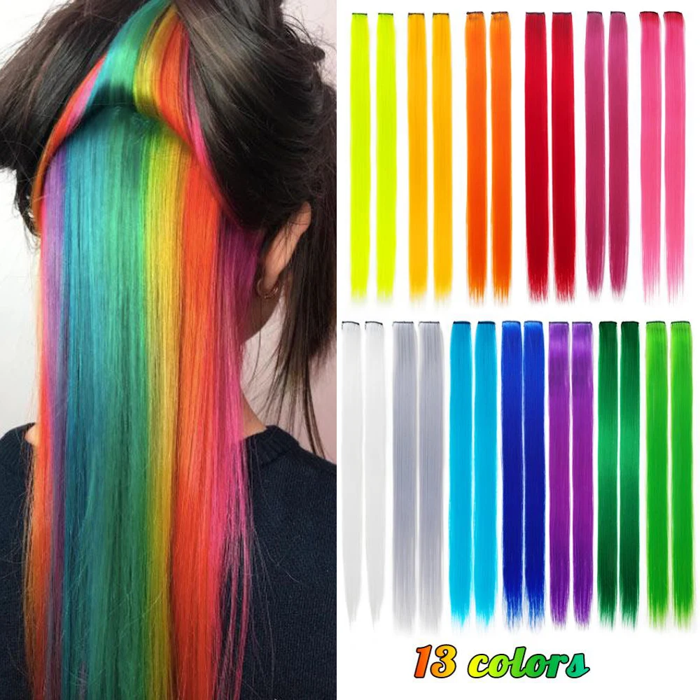Rainbow Hair Streaks