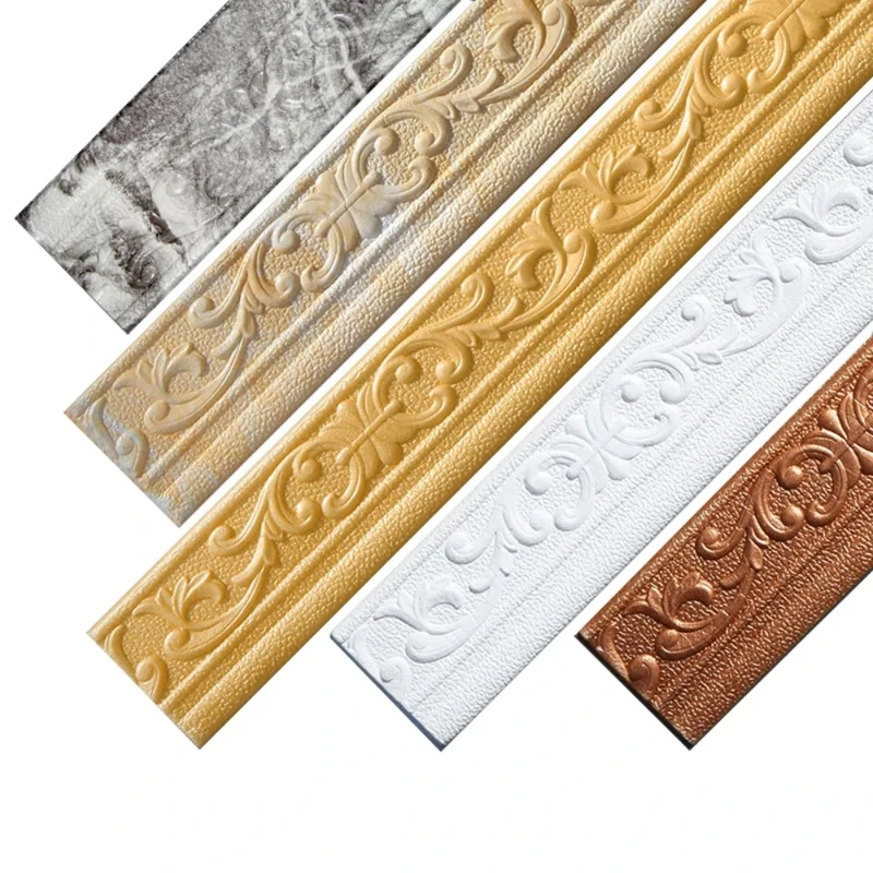 10M-Roll-3D-Wall-Trim-Line-Self-Adhesive-Skirting-Border-Waterproof ...