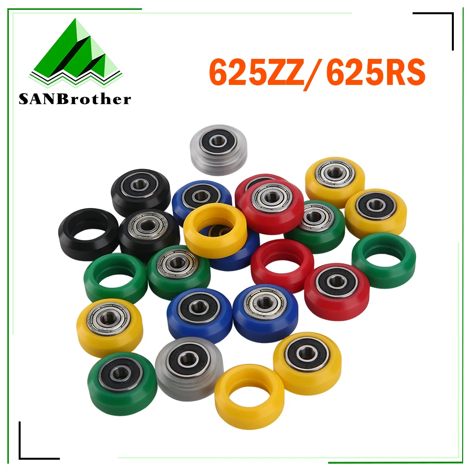 8pcs POM Pulley Wheels 3D Printer Parts Wheel Opensource Upgrade High ...