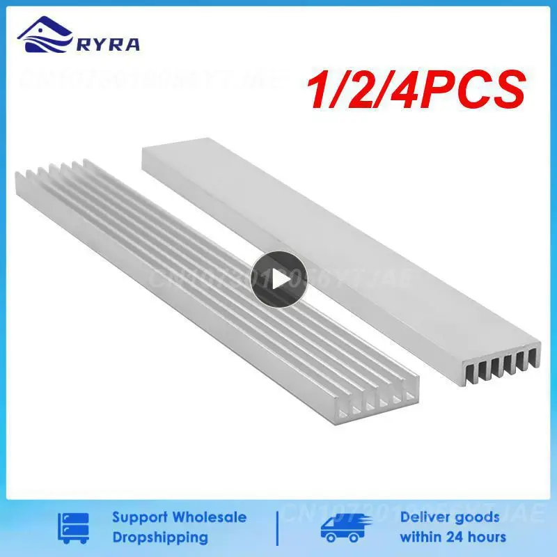 1-2-4PCS-Aluminum-Alloy-Heatsink-Cooling-Pad-For-High-Power-LED-IC-Chip ...