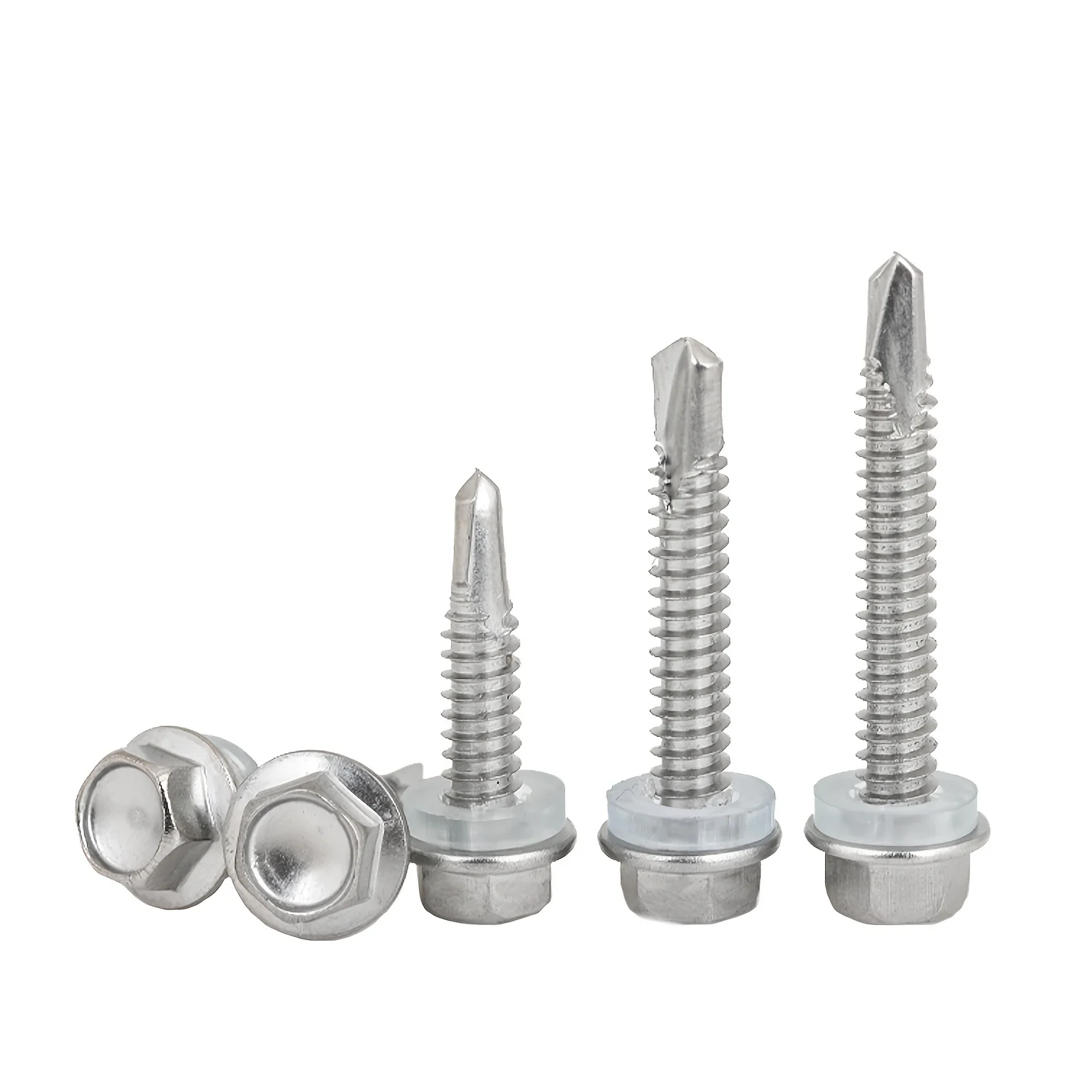 30pcs-10-410-Stainless-Steel-Self-Tapping-TEK-Screws-Assortment-Head ...