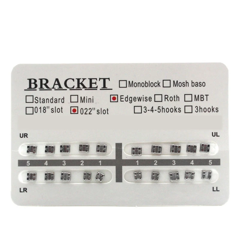 20 pcs Edgewise Slot 0.022 series Hooks 3 4 5 Dental Orthodontic ...