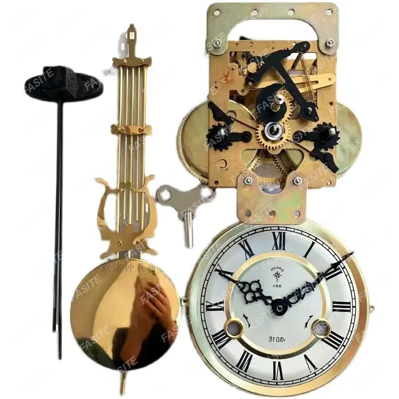 Mechanical-Wall-Clock-Movement-Repair-Parts-Mechanical-Pendulum-Clock ...