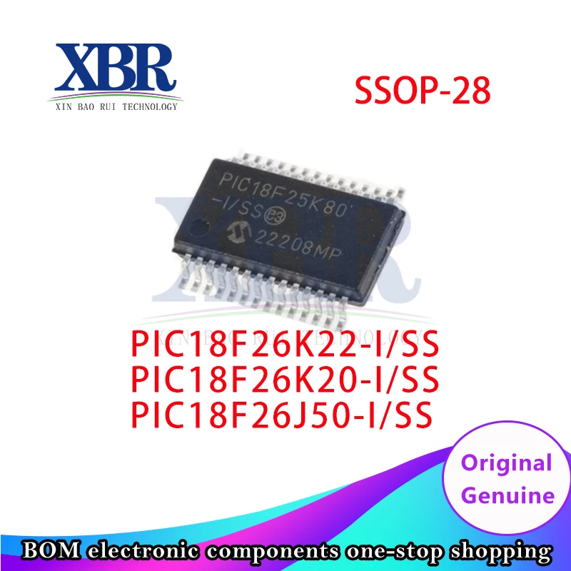 5pcs Pic18f26k22 I Ss Pic18f26k20 I Ss Pic18f26j50 I Ss Ssop 28