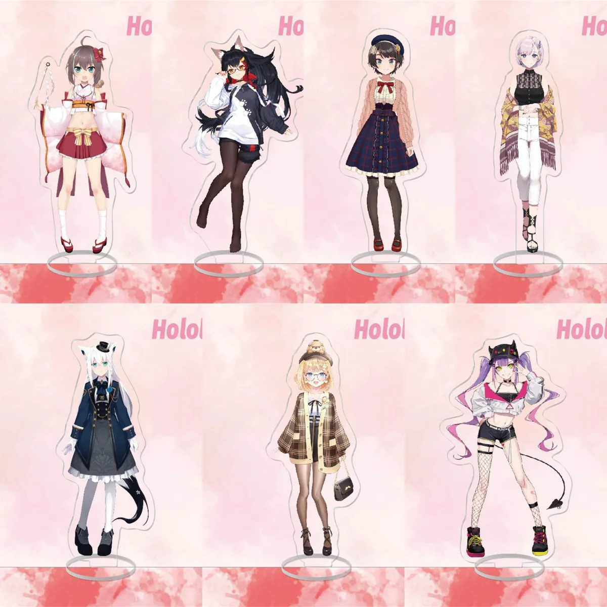 15CM Charm Anime hololive VTuber Acrylic Stand Model Cosplay Characters ...