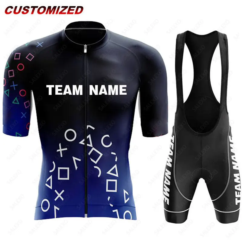 Custom Team Name Cycling Clothing Men Summer Bicycles Jersey Sets ...
