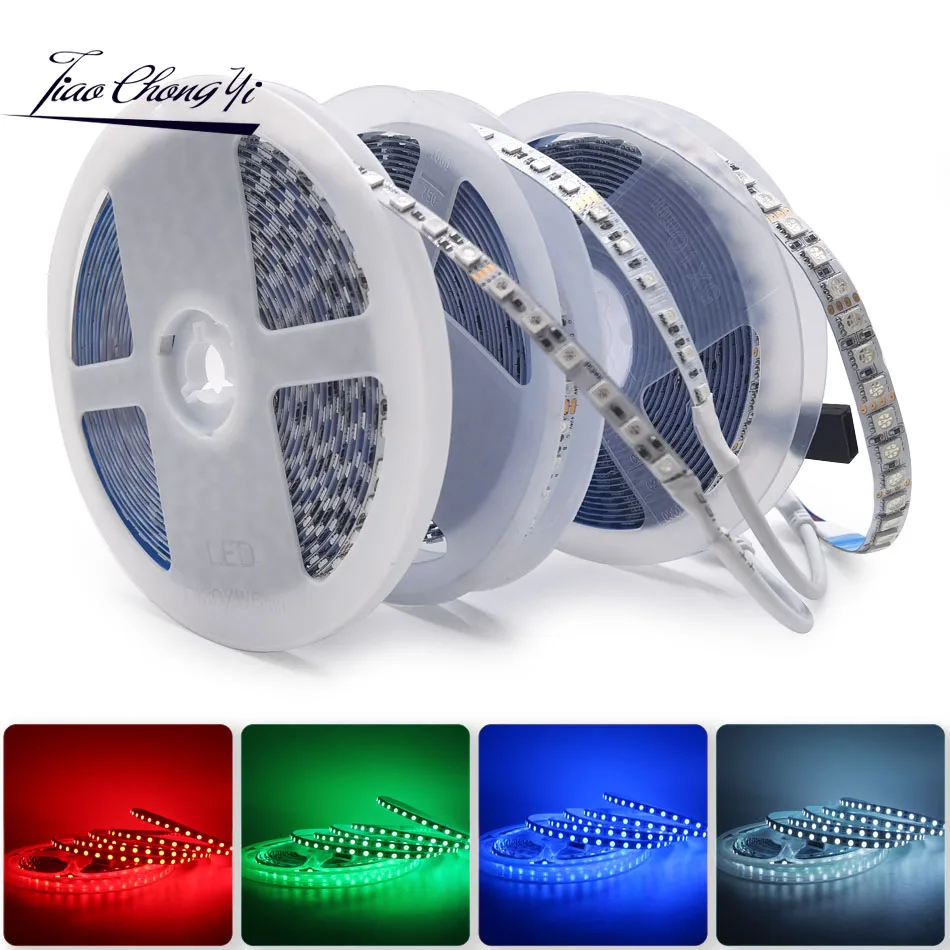 5050 3535 RGB LED stirp DC12V 24V 120LEDs/m RGB Flexible led Tape IP30 ...