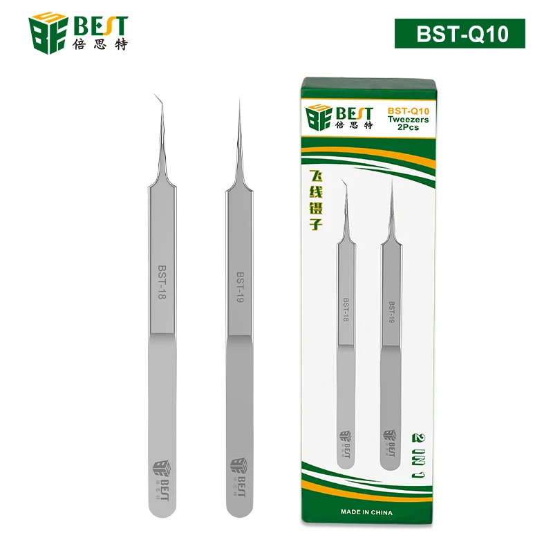 Precision Anti-Static Tweezers – Ultra-Thin Straight Tips – AUTODIAG OBD