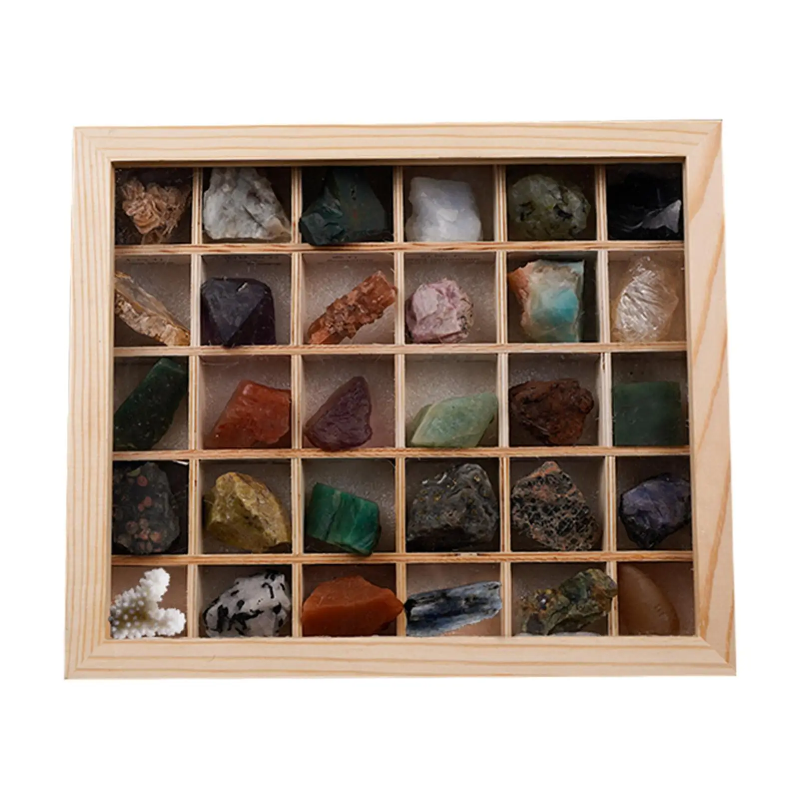 Rocks-Collection-30PCS-Rock-and-Mineral-Education-Set-Gemstones-for ...
