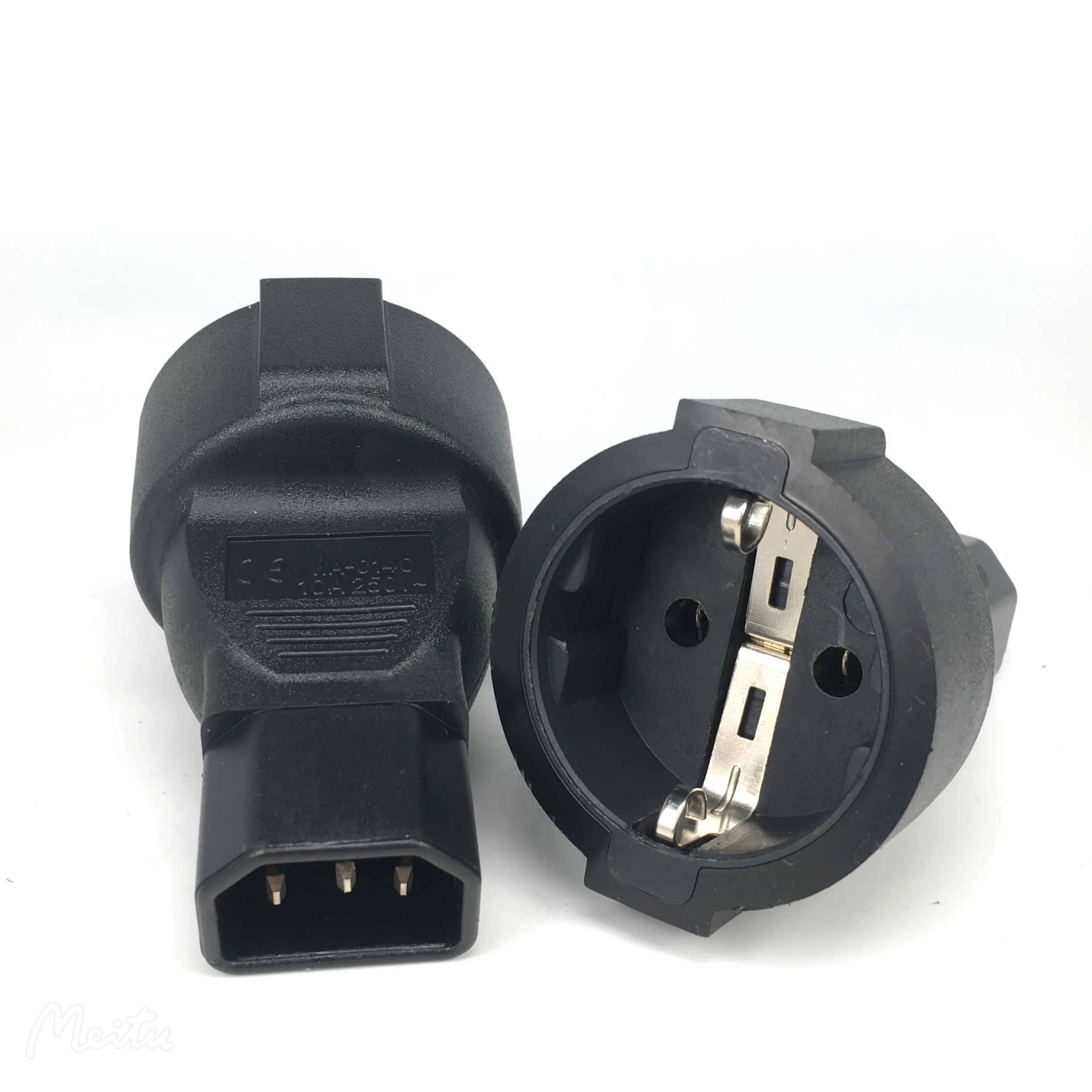 IEC320-C14-TO-EU-IEC-320-C14-to-EU-Power-Socket-Adapter-EU-AC-plug ...