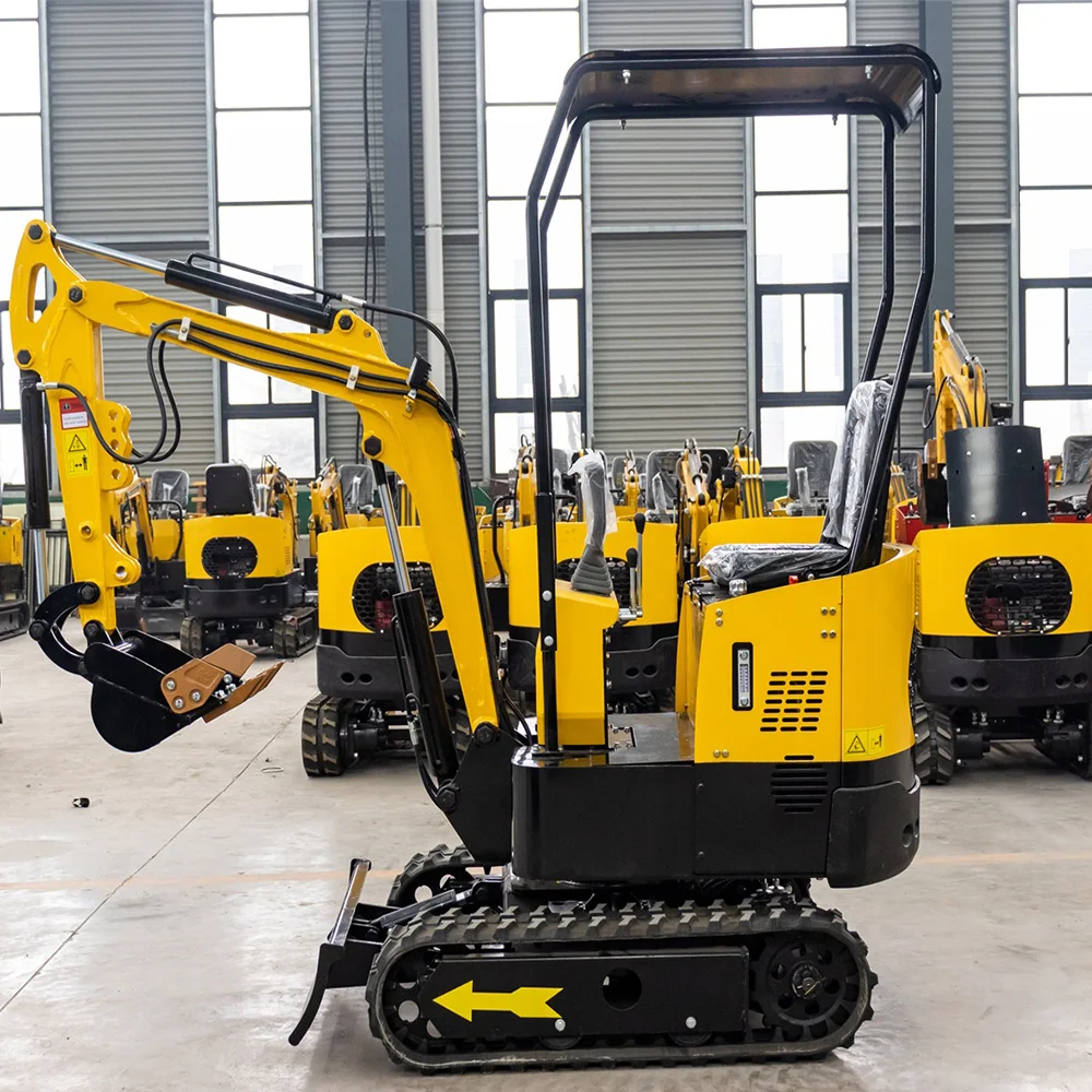 HighTop-1ton-Crawler-mini-Excavator-mini-bagger-digging-machine-with ...