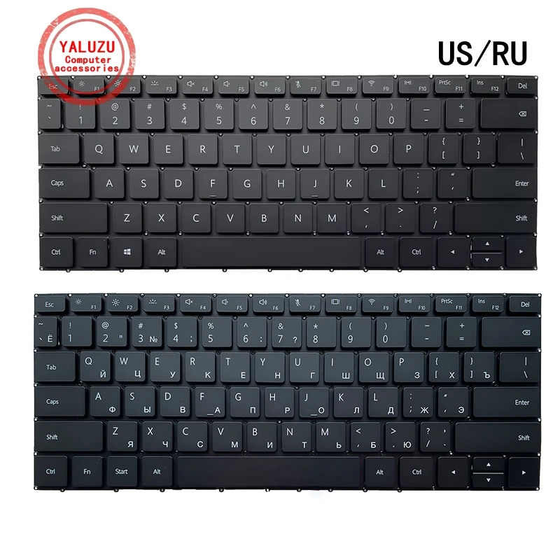 US/RU NEW Laptop Keyboard For HuaWei KPL-W00 KPL-W0X KPL-W19R VLR-W19 ...