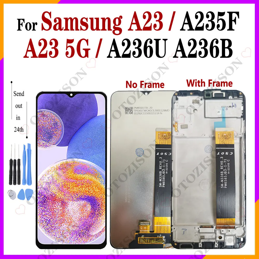 For-Samsung-Galaxy-A23-4G-A235-LCD-A23-5G-A236U-A236B-LCD-With-Frame-SM ...