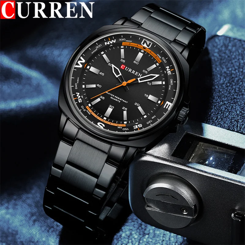 CURREN-New-Men-Watch-Top-Brand-Luxury-Military-Army-Waterproof-Male ...