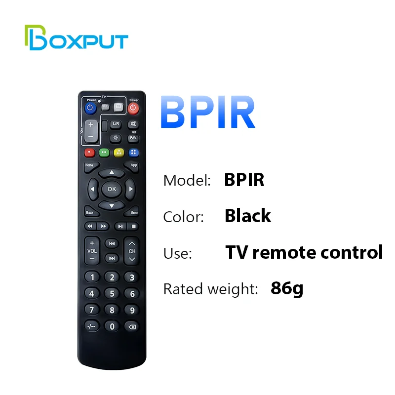 BPIR Universal infrared learning remote control Wireless silent TV ...