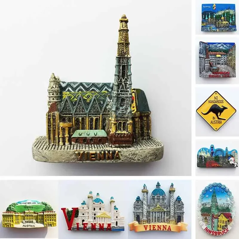 Austria-Vienna-Fridge-Magnet-Salzburg-Innsbruck-Tourism-Souvenir-Crafts ...