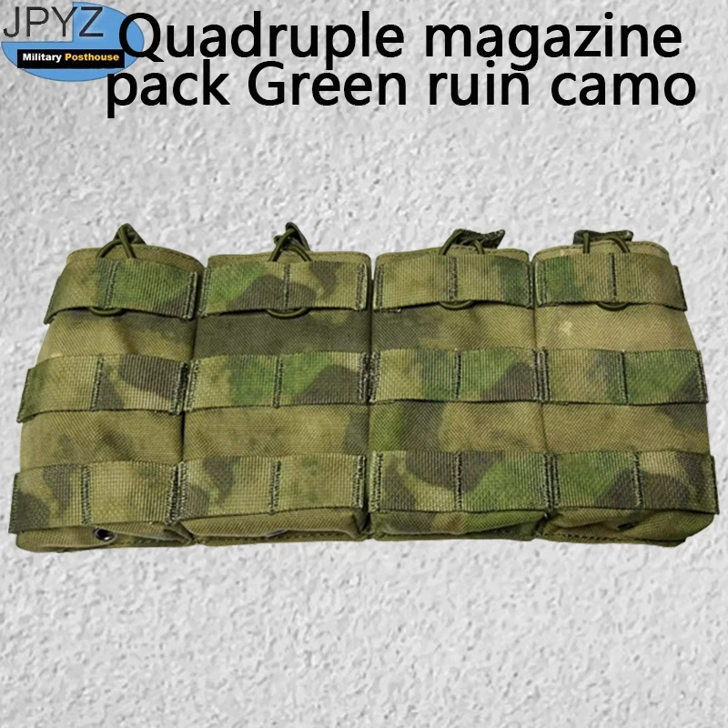 Green-Ruin-Camo-Quadruple-Magazine-Pack-Outdoor-Tactical-Vest-Accessory ...