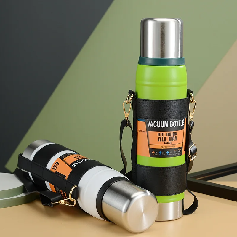 1000ml Thermos Water Bottle Large Capacity Cold and Hot Thermos Cup ...