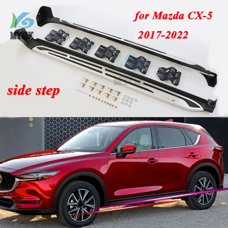 HOT running board side bar side step nerf bar for Mazda CX-5 2017 2018 ...