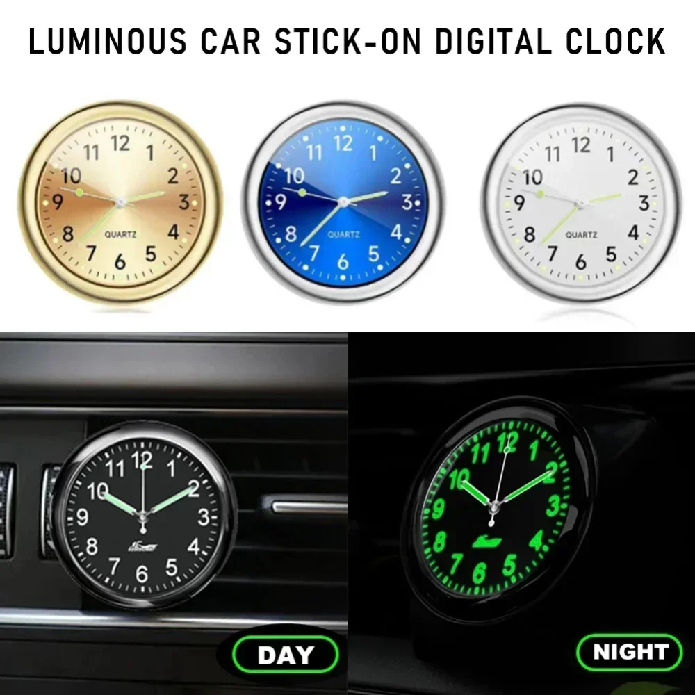 Car-Clock-Luminous-Mini-Automobiles-Internal-Stick-On-Digital-Watch ...