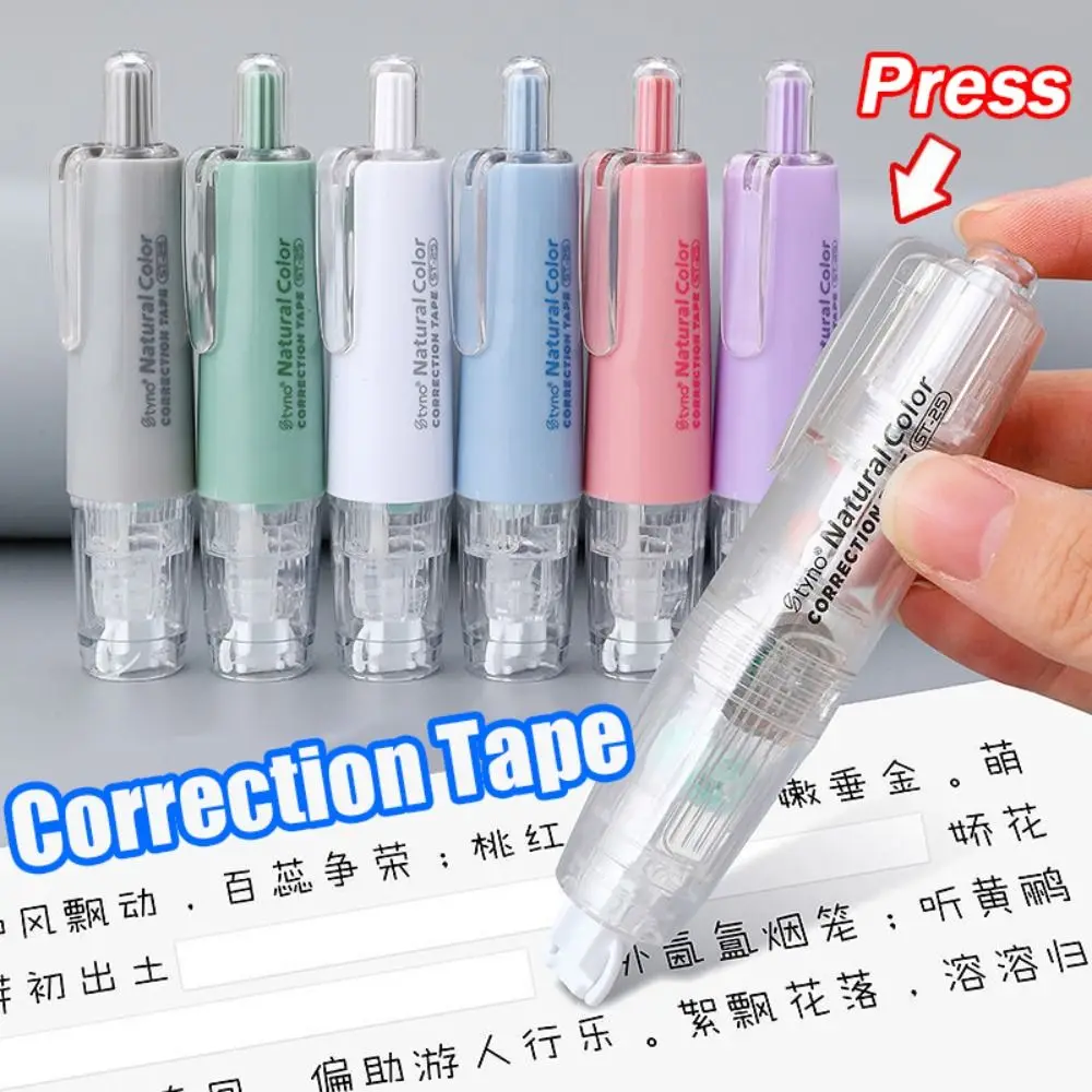 Replaceable Core Correction Tape Durable Press Type Pen Shape Corrector ...