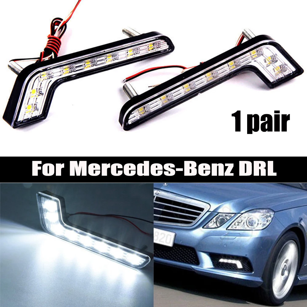 2pcs-8-LED-Car-Daytime-Running-Lights-Led-Fog-Lamp-Car-External-Lamps ...