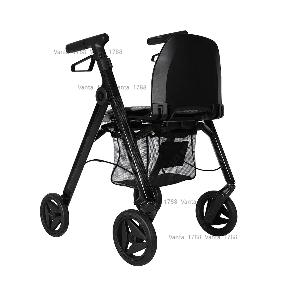 Mobility Upright Walkers Rollator Foldable Adjustable Supermarket ...