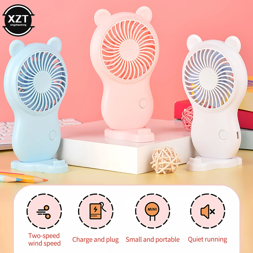 Handheld-Mini-Fan-Summer-Small-Pocket-Fan-Portable-Cartoon-Fan-Hand ...